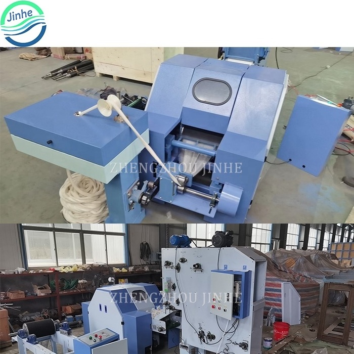 Automatic laboratory sheep wool sliver yarn making machine cotton fiber ...