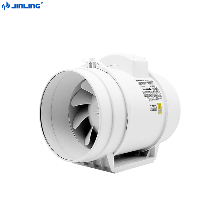 OEM 6" inch DC motor Plastic Centrifugal Inline Duct Exhaust Fan ...