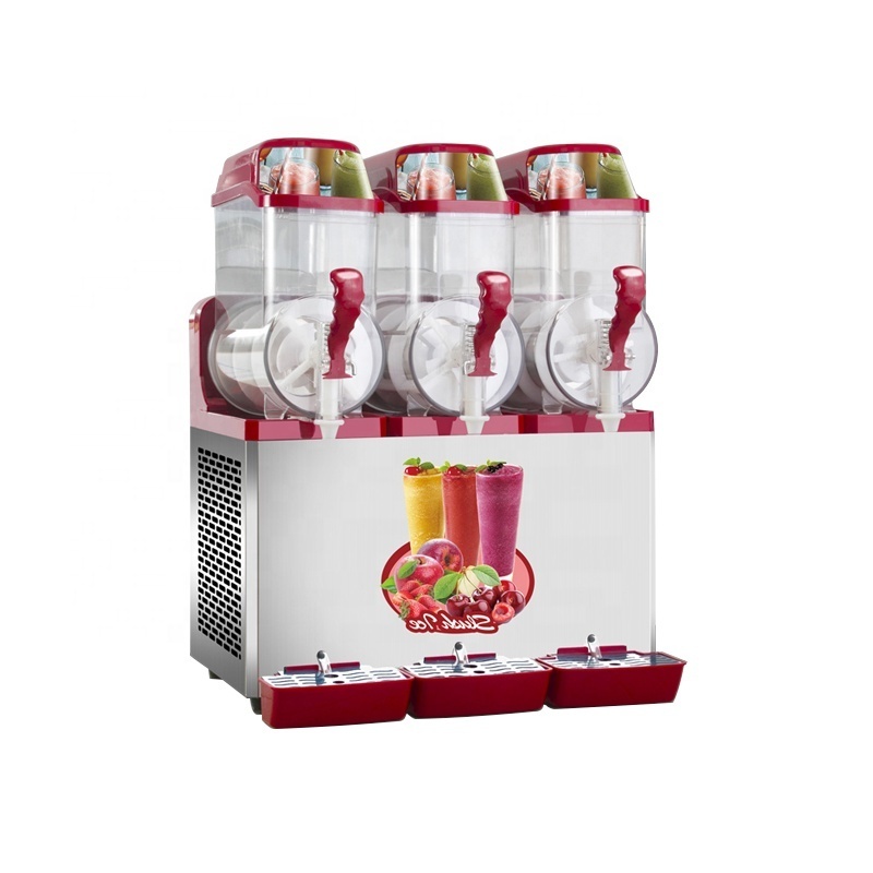 Slushy Machine 12L*3 Daiquiri Machine Commercial double Bowl Slush ...