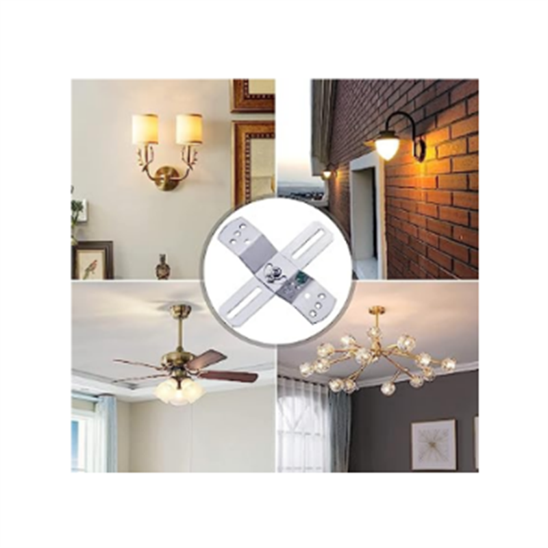 Light Fixture Mounting Bracket Cross-Shaped Mount Bracket Light ...