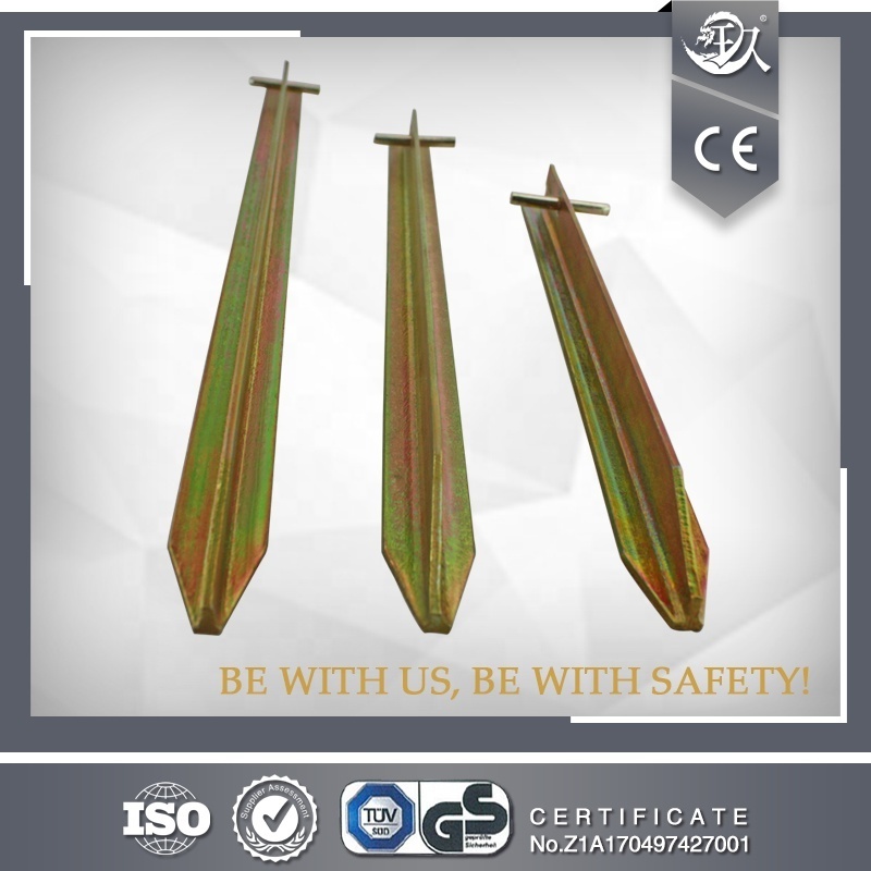 Galvanized Steel Tent Pegs Camping Stakes Removal From Hard Rocky ...