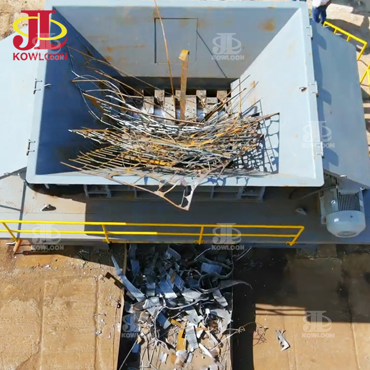 Double Shaft Industrial Scrap Metal Shredder Waste Car Body Shell Metal ...