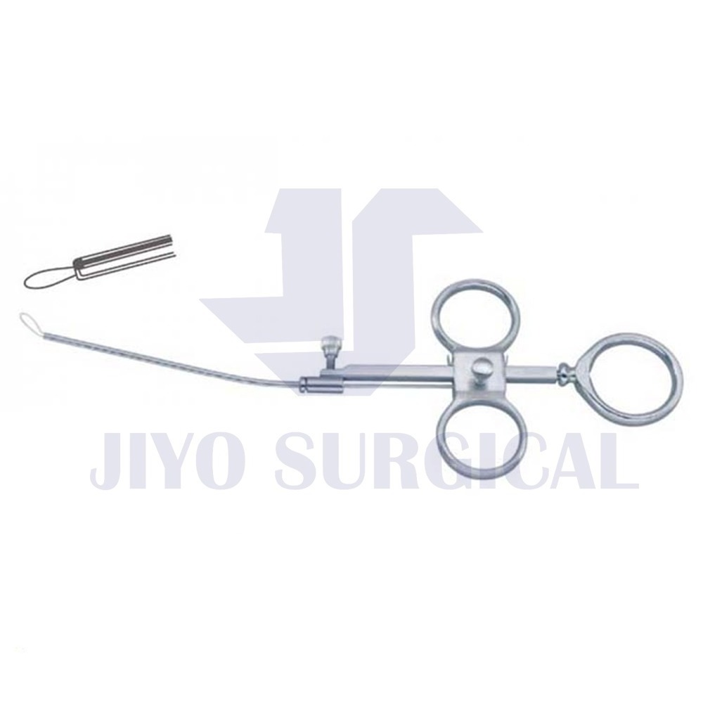Stainless Steel KRAUSE-VOSSPolypus Snares Ear Forceps, close tip ...