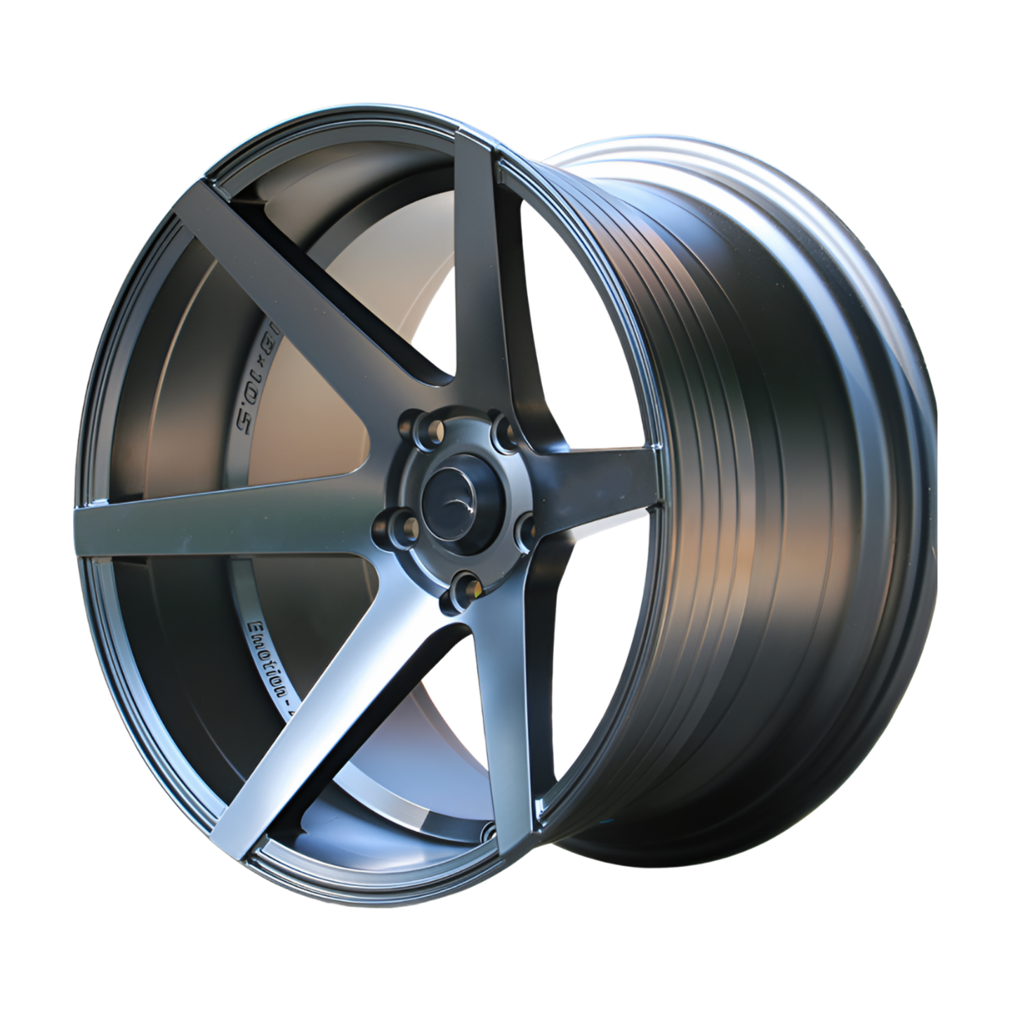 Jy Matt Black Deep Dish Ready to ship rims 18 inch 5 holes wheel for ...