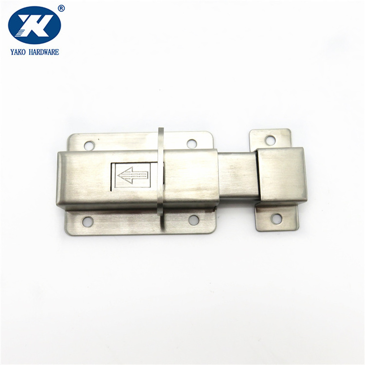 Manual Stainless Steel Security Lock Tower Slide Door Anti-theft Barrel ...