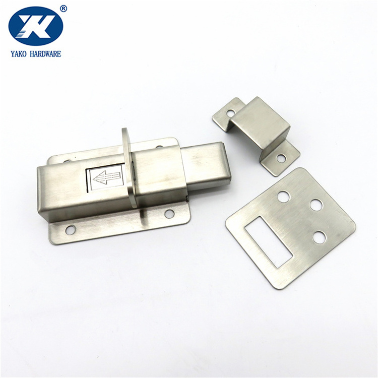 Manual Stainless Steel Security Lock Tower Slide Door Anti-theft Barrel ...