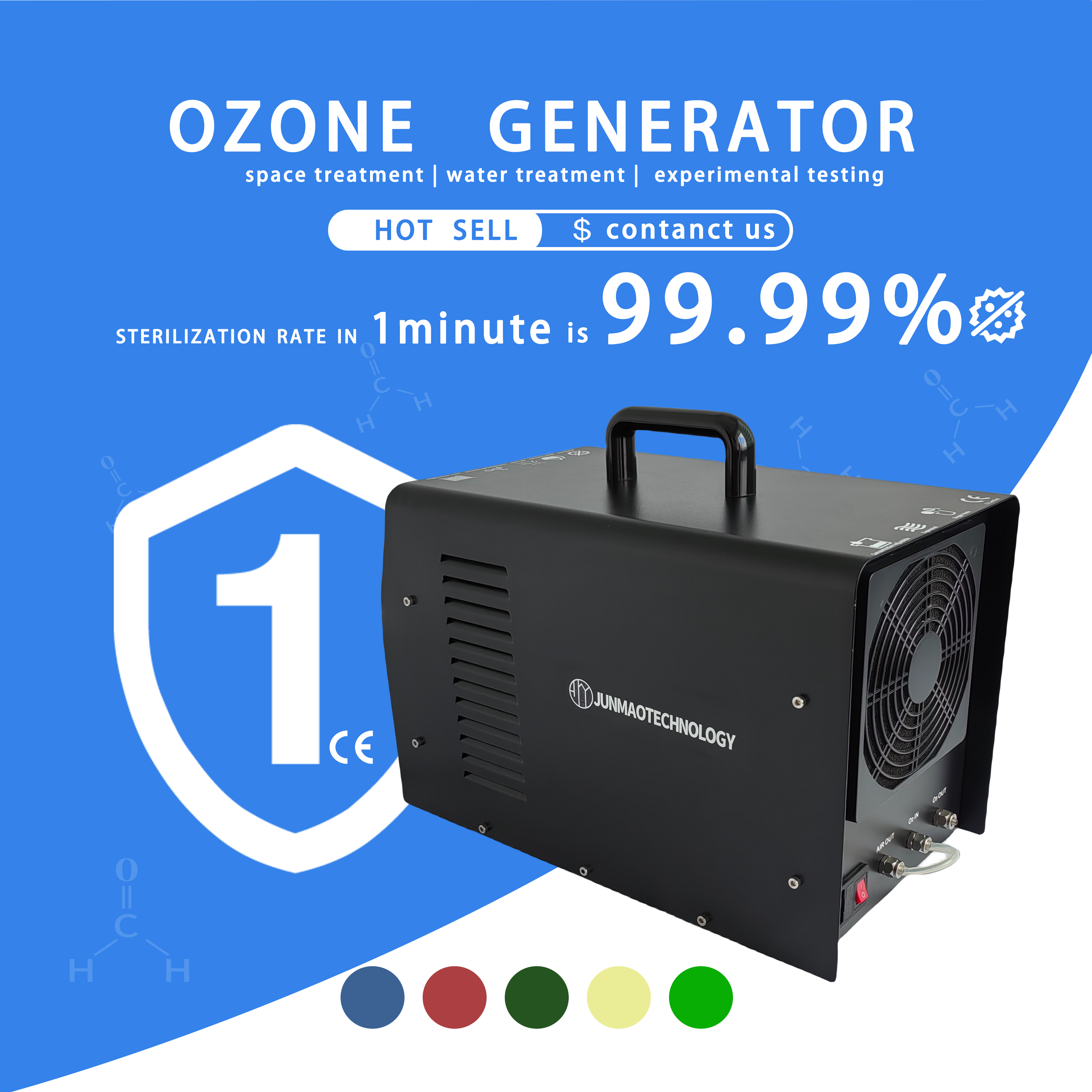 Portable Ozone Air Freshener Home Car Shoe Cabinet Closet Odor Remove ...