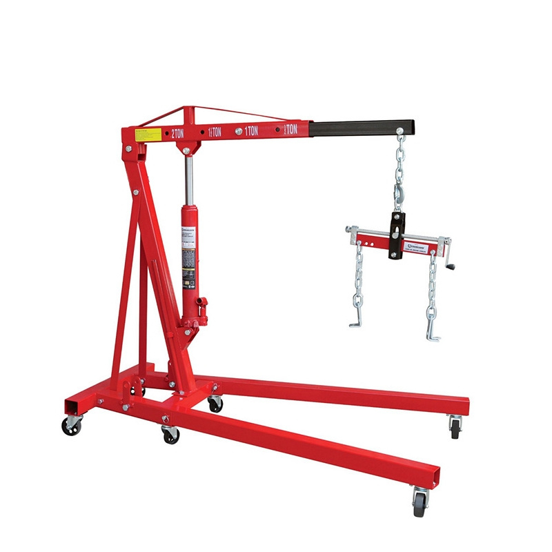 2 Ton Folding Engine Hoist Hydraulic Lifting Hoist Shop Crane ...