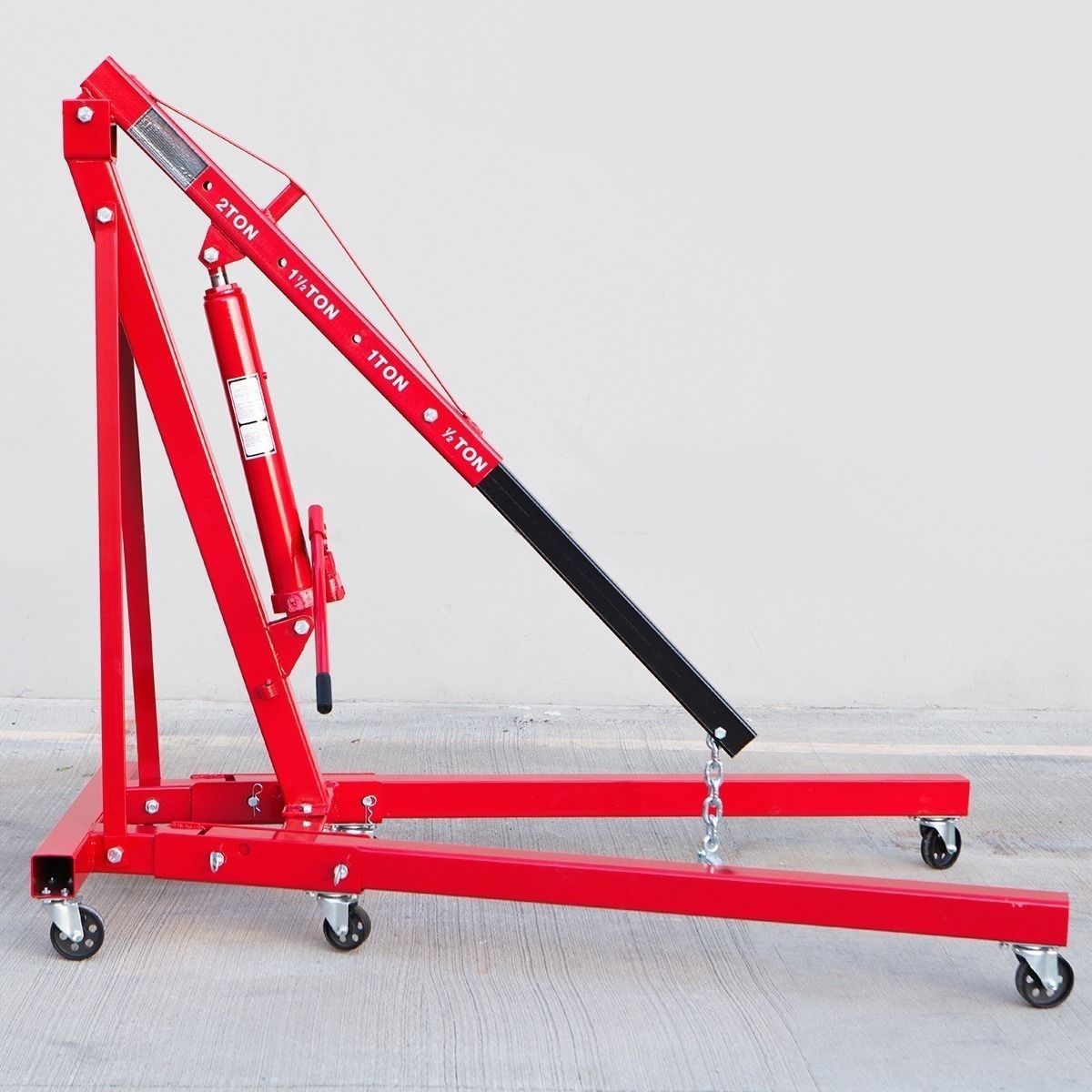 engine lifter crane 1Ton 2 ton Hydraulic Folding Shop Crane Engine ...