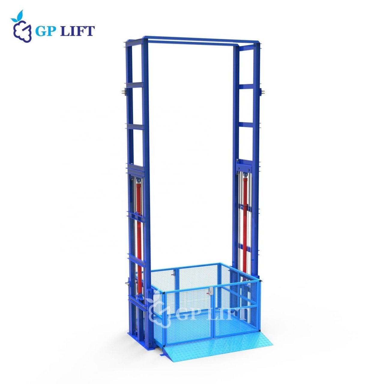 2023 New Guide rail goods lift vertical freight elevator cargo lift ...
