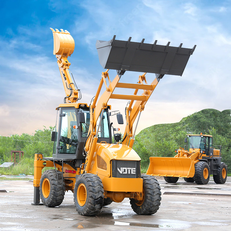 Small mini front end ultra pro top speed front electric mini backhoe ...