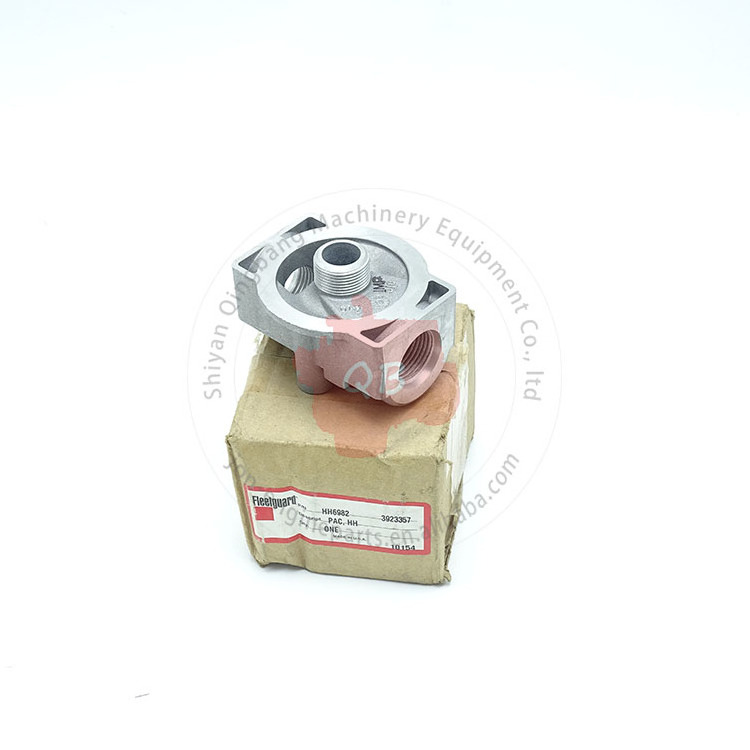 3923357 Cummins engine oil filter head 3923357 4BT oil filter head ...