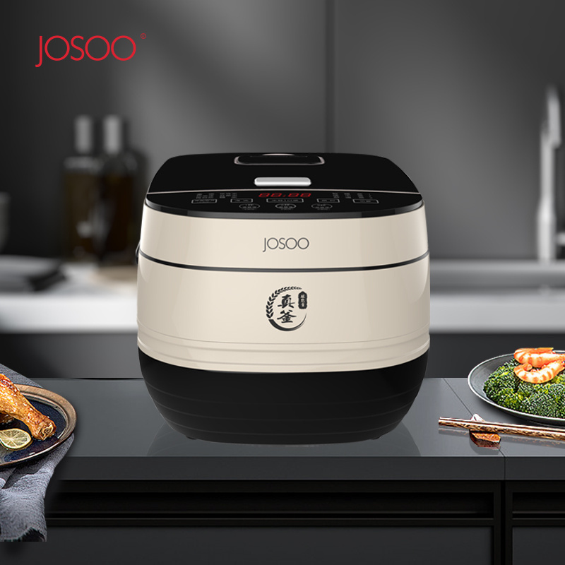 Square Slow Cooker Digital Cast Iron Inner Pot Multi Function Luxurious ...