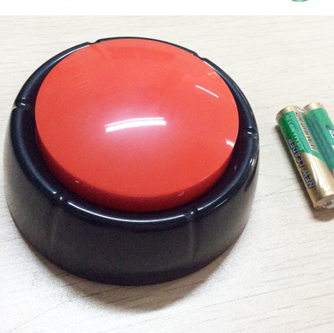 Custom Factory Supply Funny Game Buzzer Multi-color Recordable pet ...