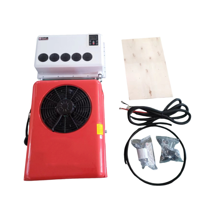 12V DC Backpack Sleeper Cabin Cooler 24v dc 12 Volt Truck Roof Air ...