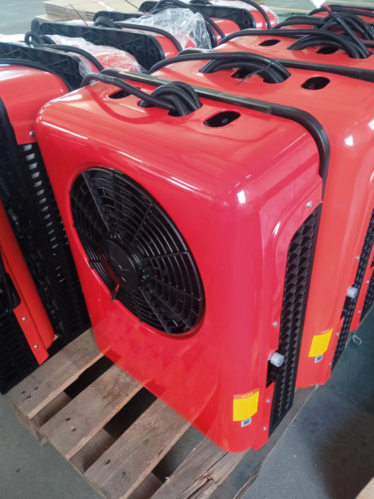 12V DC Backpack Sleeper Cabin Cooler 24v dc 12 Volt Truck Roof Air ...