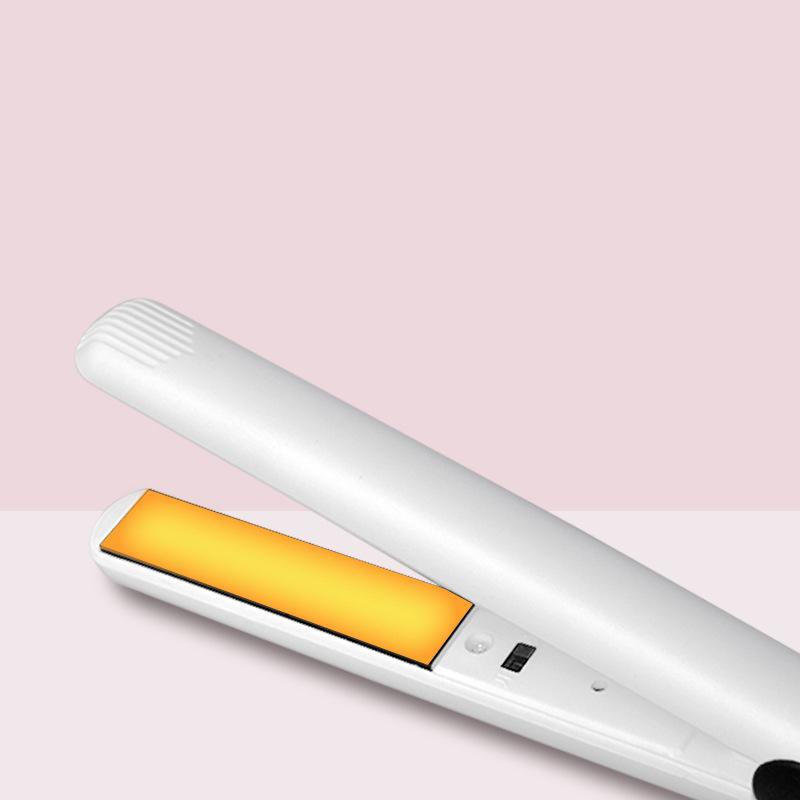 Mini 2 in 1 20w ceramic tourmaline hair straightener 2 gear temperature ...