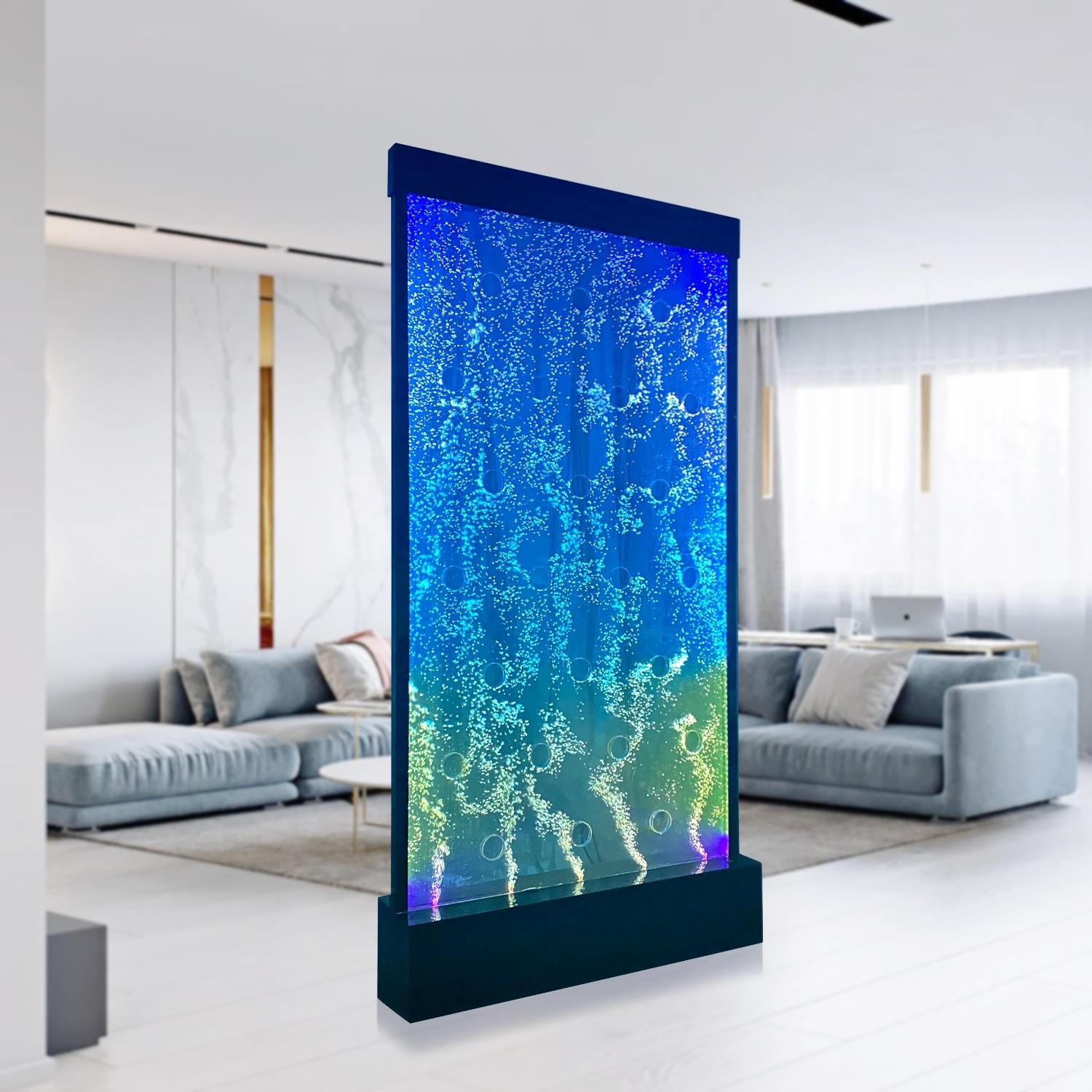 Color changing decorative bubble wall plexiglass acrylic room divider ...