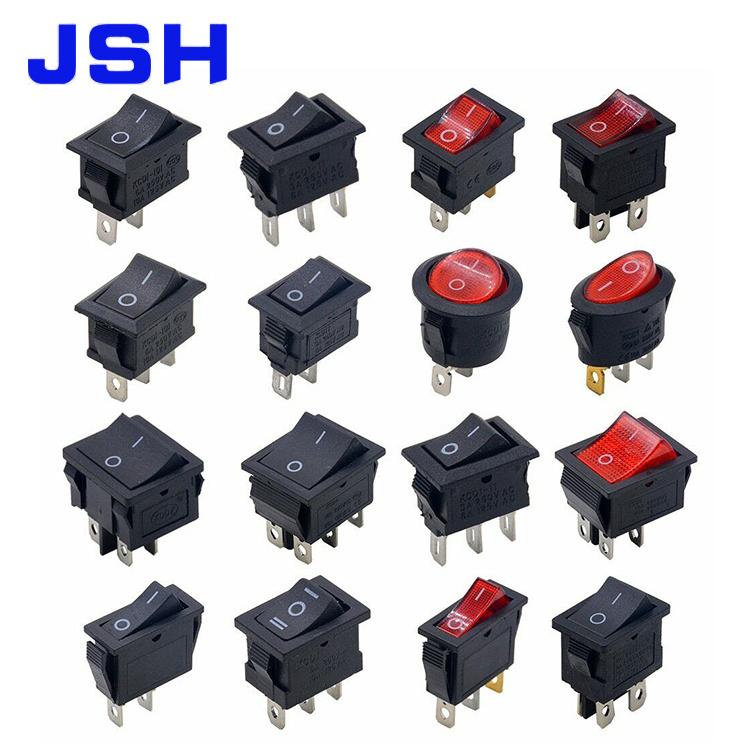 Key lighting switch SPST T85 AC power electronic switch rocker arm ...