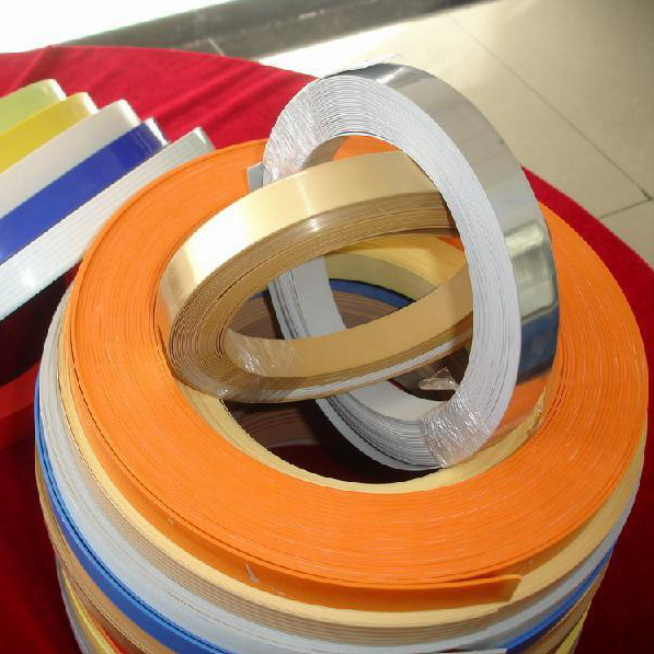 Customized flexible plastic strips for mdf board pvc edging strip ...