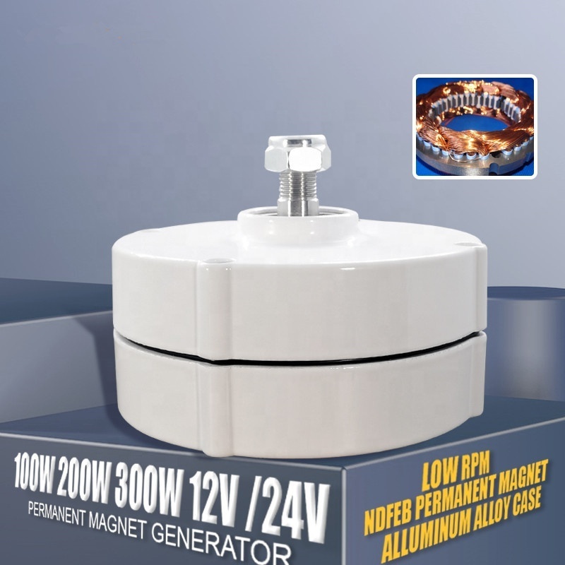 Generators 100W-1000W Low Speed 12V 24V 3 Phase Gearless Permanent ...