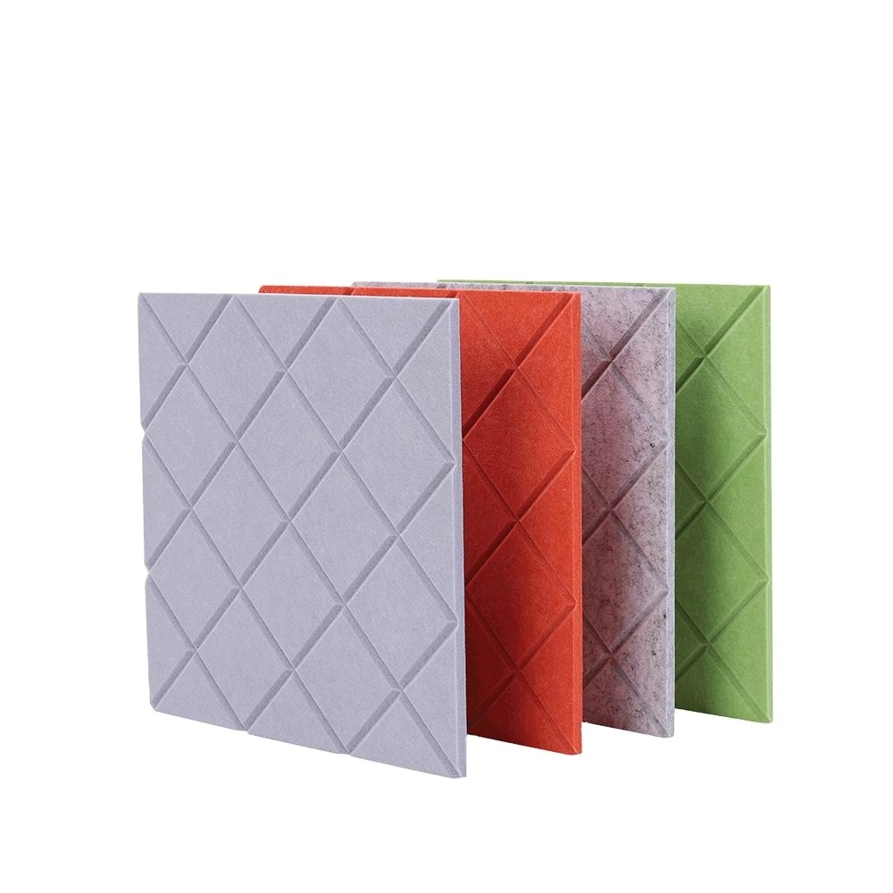 PET Felt Acoustic Board Felt Fabric Acoustic Panels Wall Tiles Acoustic ...