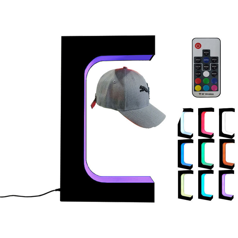 Acrylic Custom Magnetic Levitation Floating Display Stand LED Bottle ...