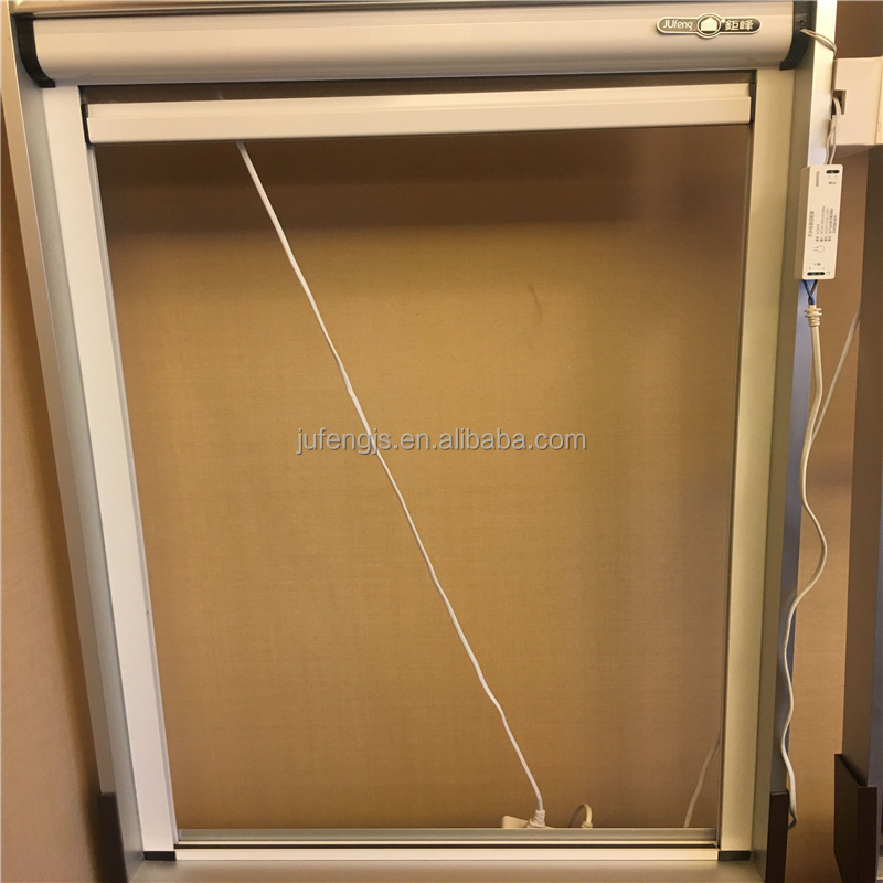 remote control motorized large size garage anti insect/mosquito screen ...