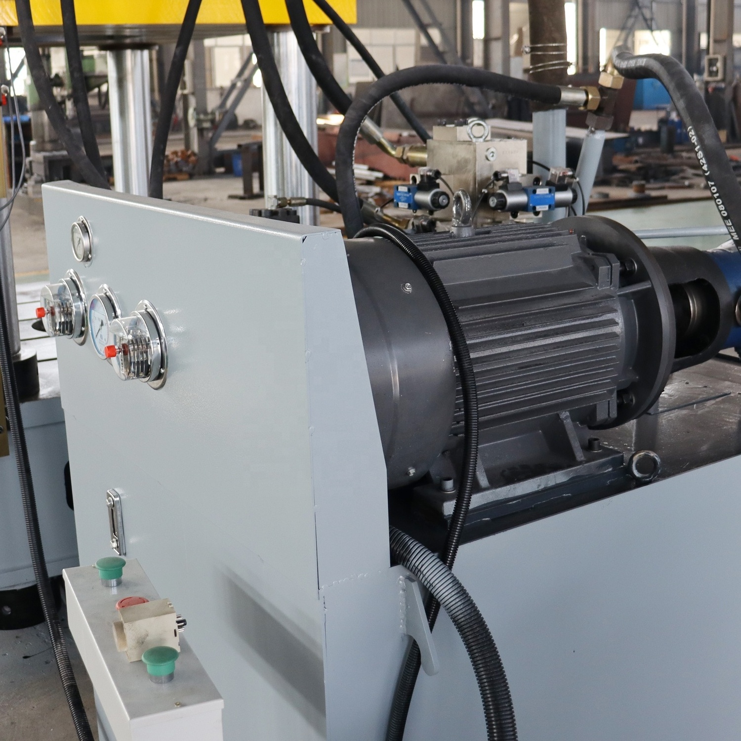 JUGAO Four Column Deep Draw Electric Punching Machines 100 Ton 200 Ton ...