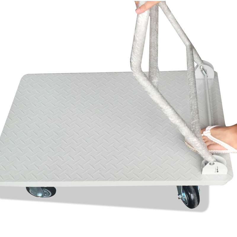 Four Wheels Steel Folding Moving Warehouse Push Platform Hand Truck ...