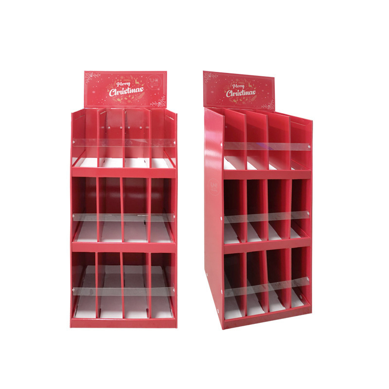 Customized Supermarket Promotional Floor Standing Retail cardboard ...