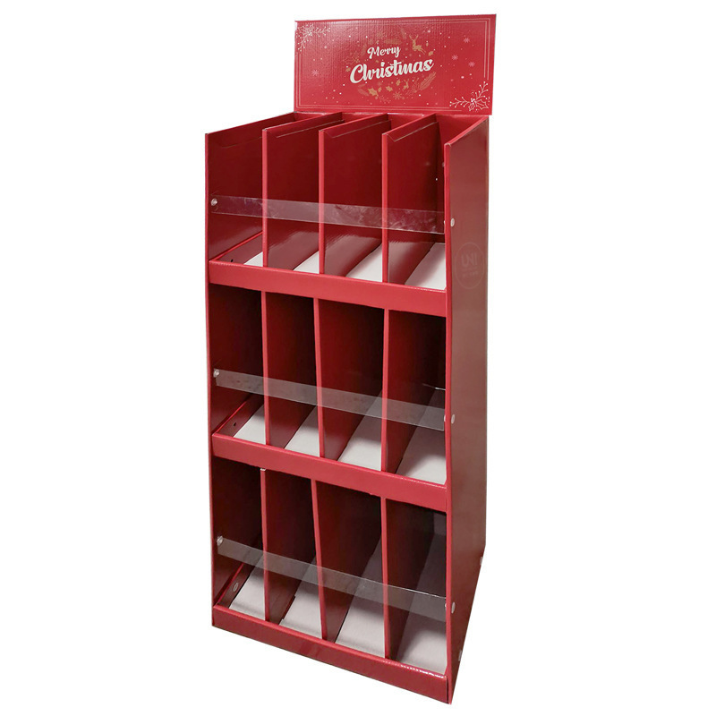 Customized Supermarket Promotional Floor Standing Retail cardboard ...