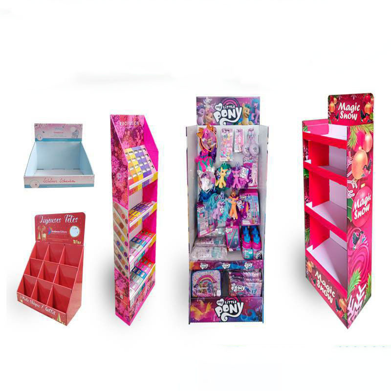 Customized Supermarket Promotional Floor Standing Retail cardboard ...