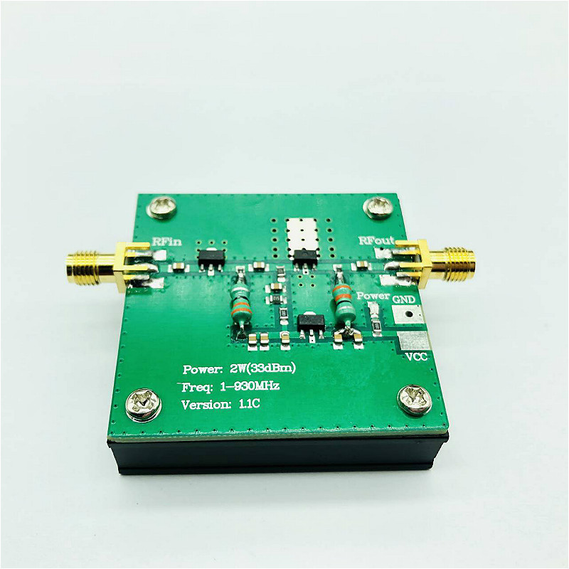 RF broadband power amplifier power amplifier (1-930MHz, 2.0W ...