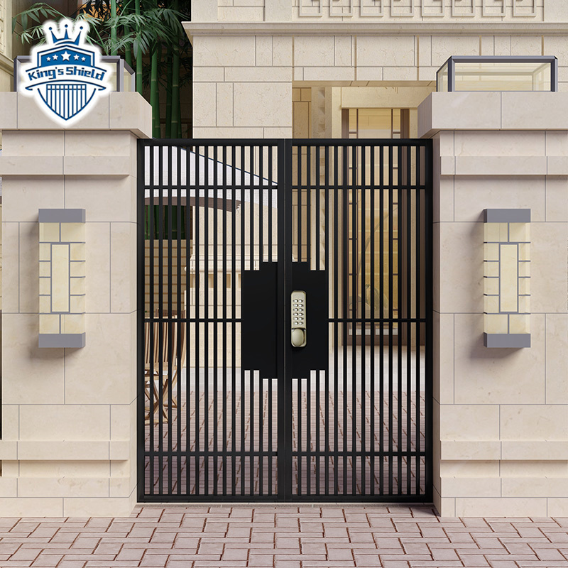 Latest welded iron main gate designs wrought iron gate for houses ...