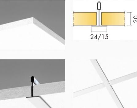 Rock Acoustic Wool Square Edge A24 Ceiling X 2 Mineral Fiber Tiles ...