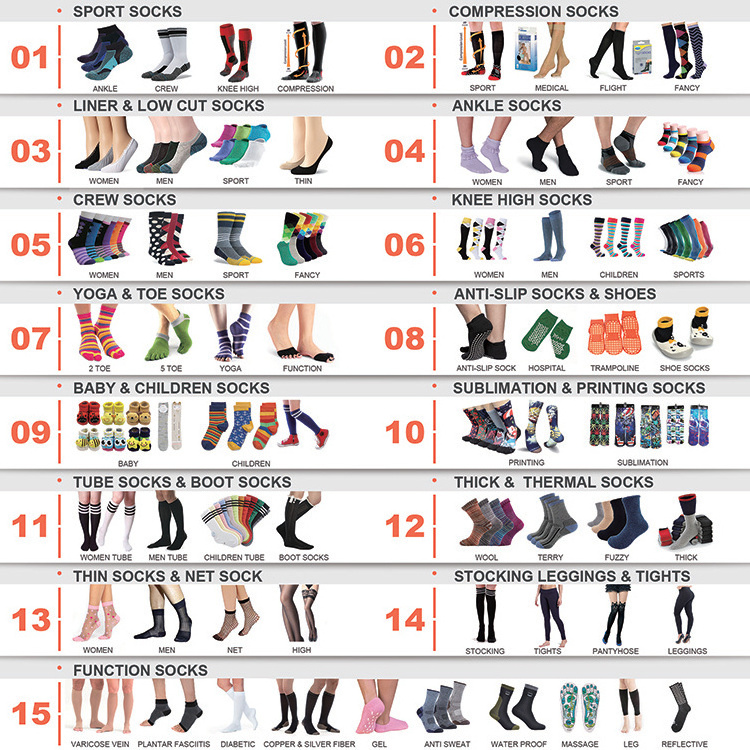 KT-A1-0806 slouch socks | Bestsuppliers.com