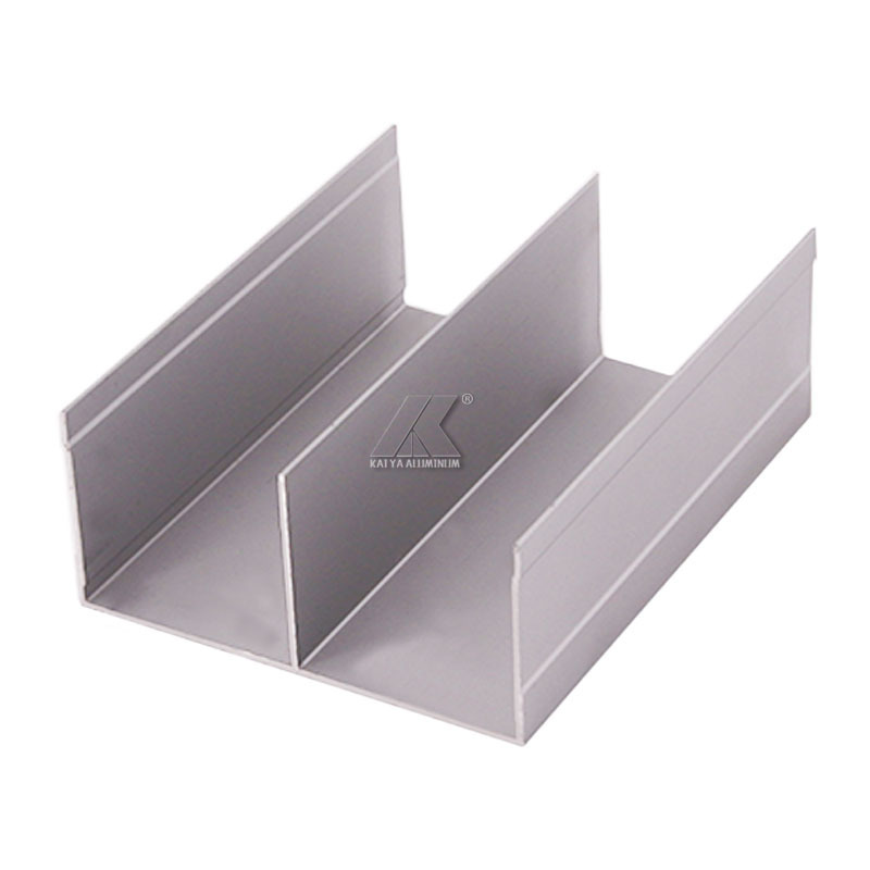 Philippines extruded sliding glass door window aluminum double u ...