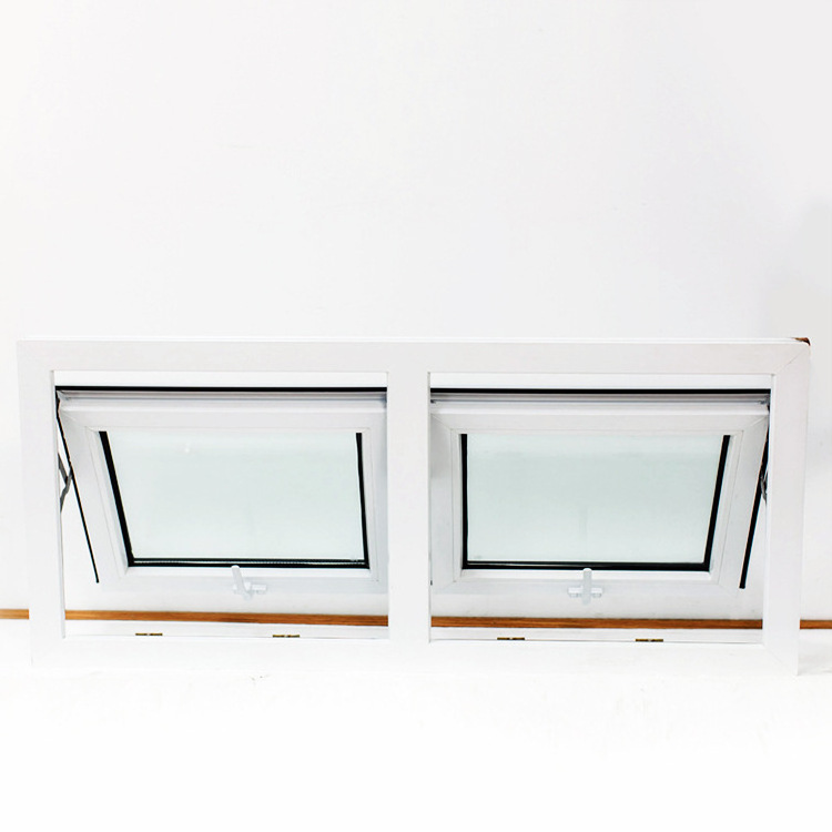 French Style Residential PVC Windows Double Pane Window uPVC Casement ...
