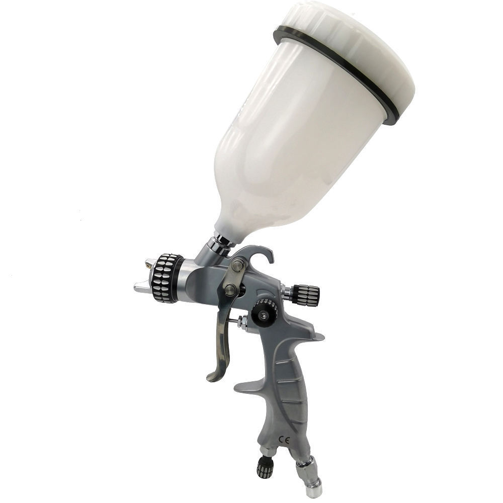 HVLP Nozzle 1.4mm Refinishing Spraying Gravity Type Pneumatic Paint ...