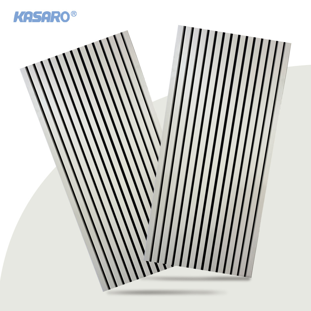 KASARO Bedroom Wrapped Acoustic Wood Wall Panel Self Adhesive Acoustic ...