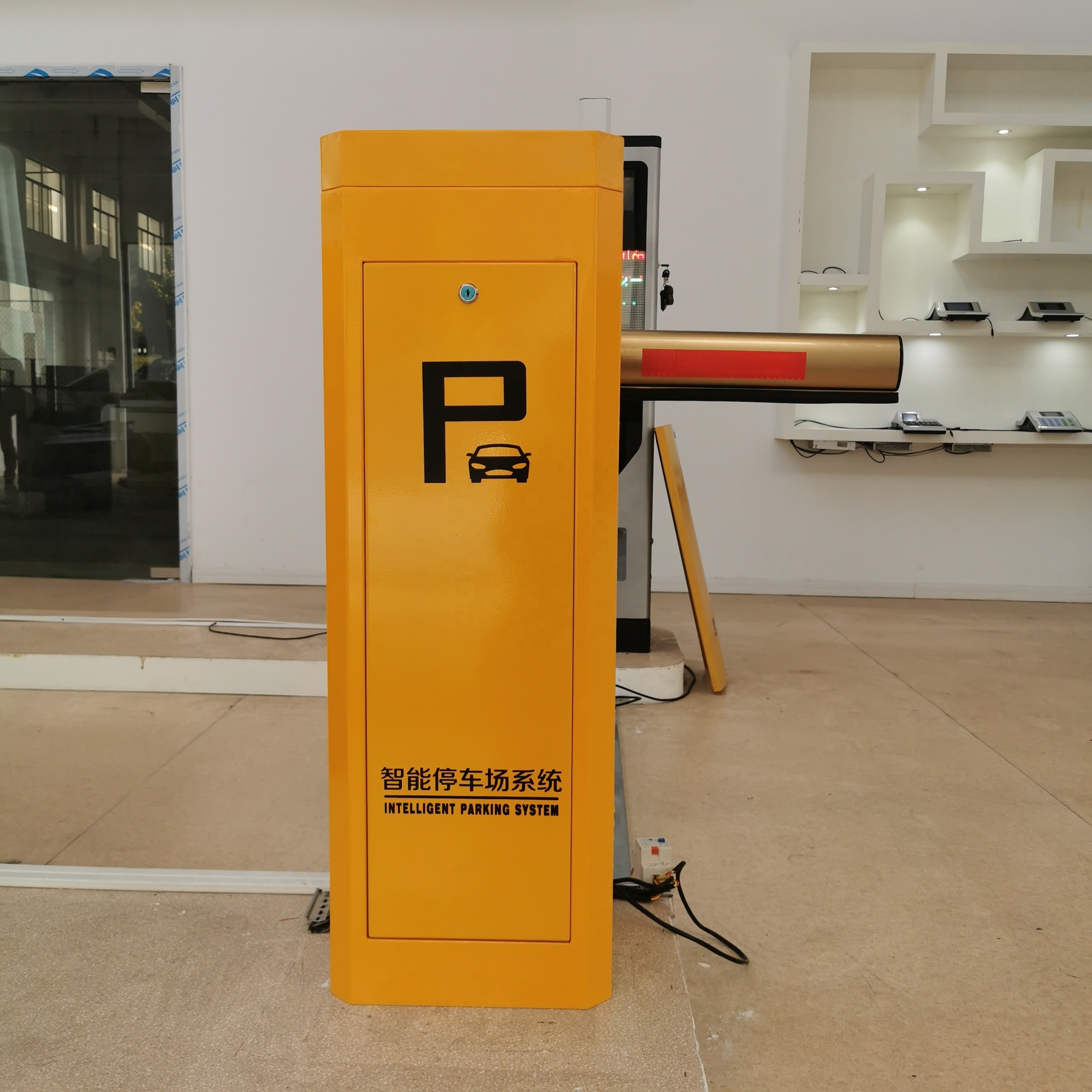 Automatic Remote control electronic Gate Car Parking Road Safety ...