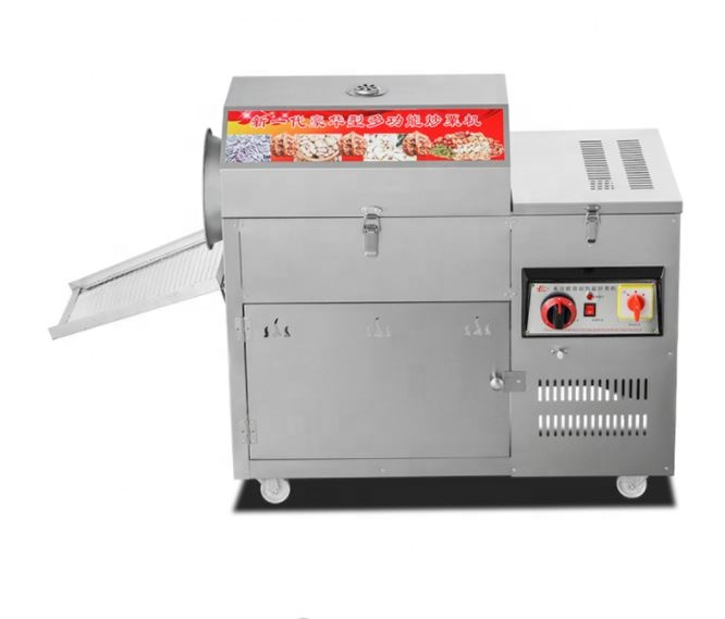 Gas type Corn roasting machine peanut roaster machine coffee roaster ...