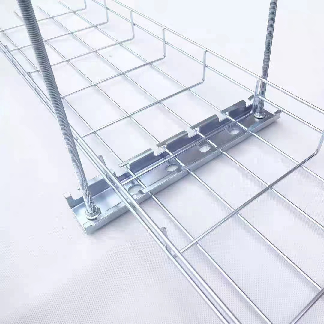 wire mesh basket ladder type electric cable tray size perforated ladder ...