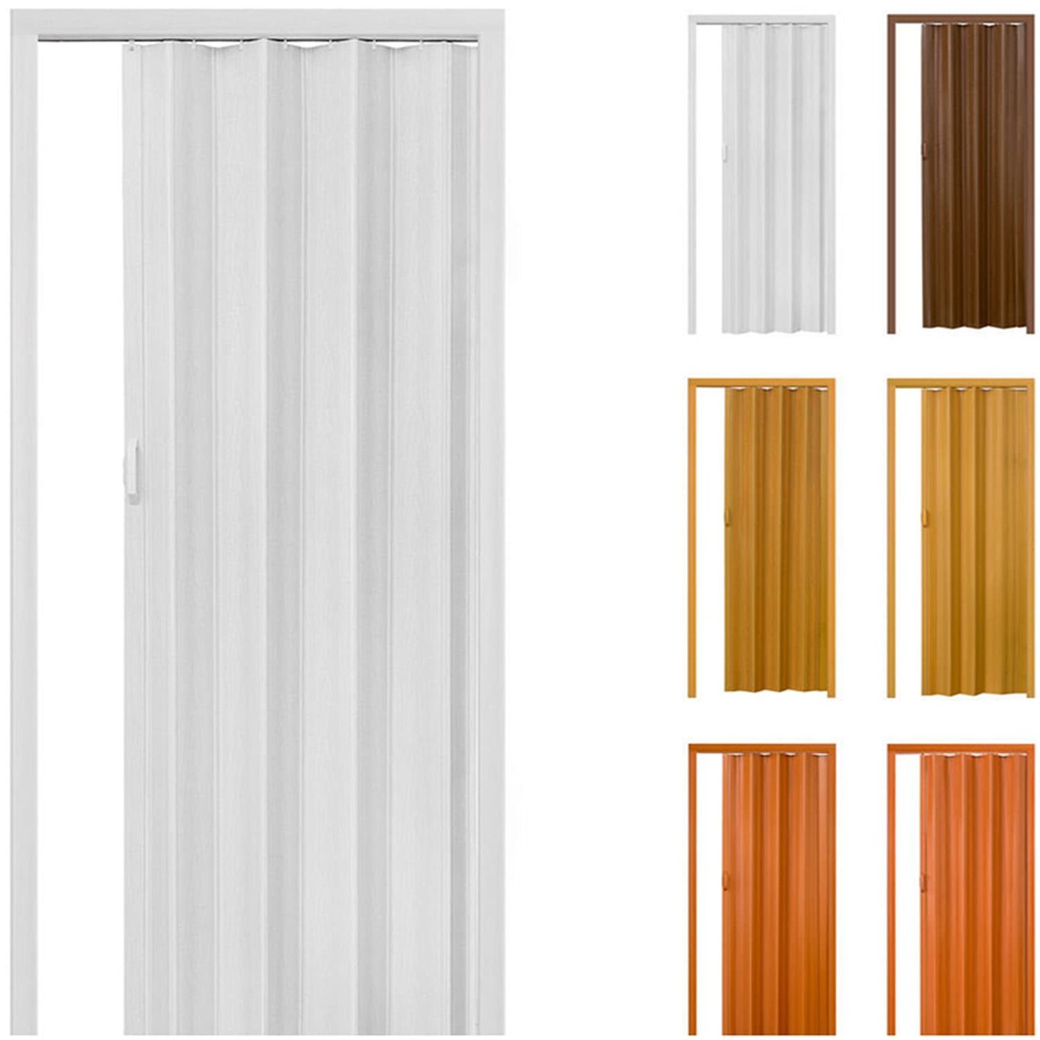 pvc accordion partition doors toilet interior sliding folding door ...