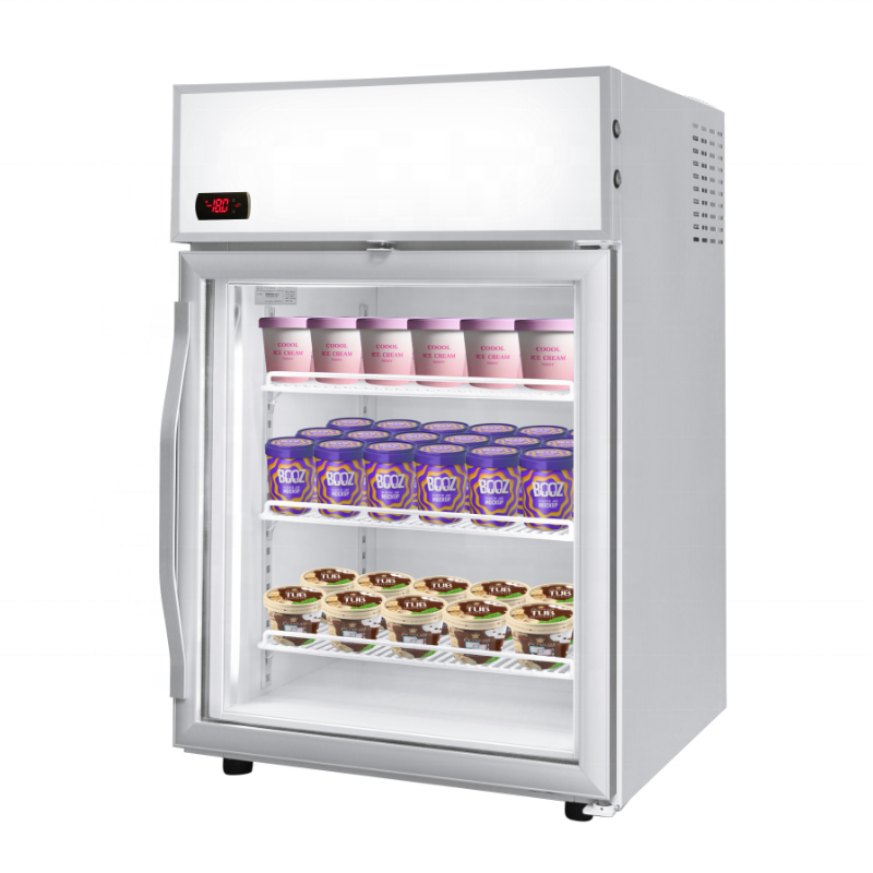 Kenkuhl countertop freezer mini ice cream display freezer vertical ...