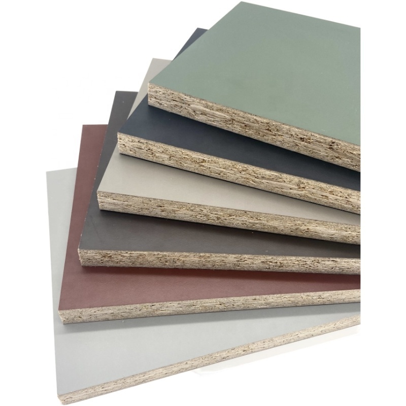 Factory manufacturing decorative particle board lacquer-free melamine ...