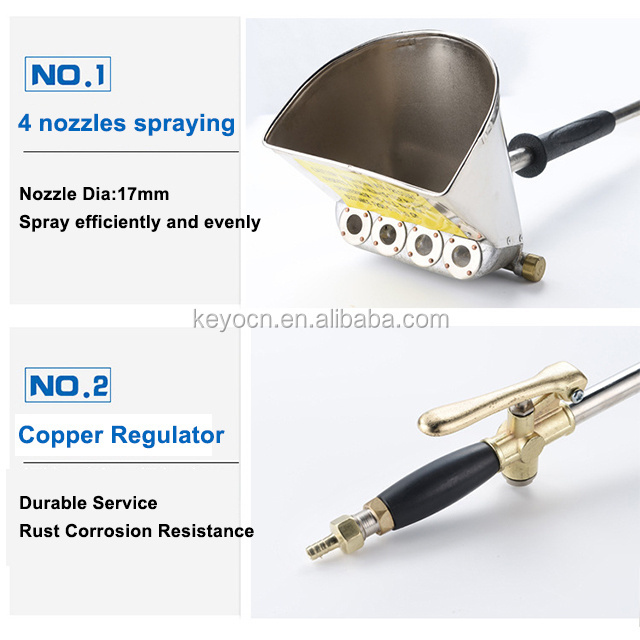 pneumatic tools cement spray hopper gun for roof ceiling spraying ...