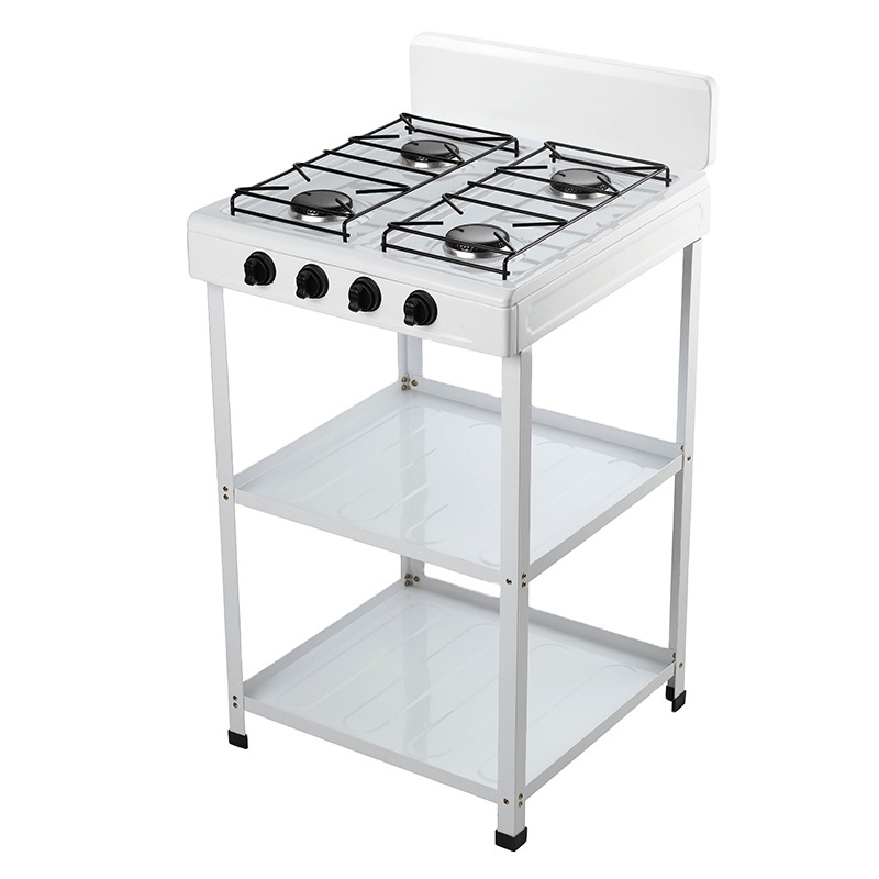 Free Standing Stove 4 Burners Gas Cooktops Gas Cooker with Stand Feet ...