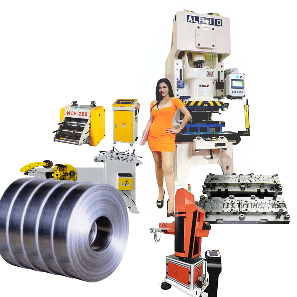 ALP 200 ton C frame pneumatic mechanical power press metal stamping ...